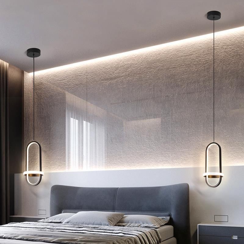 Jual Lampu_Mall Lampu Gantung LED 3 Warna Lampu Gantung Kreatif Lampu ...