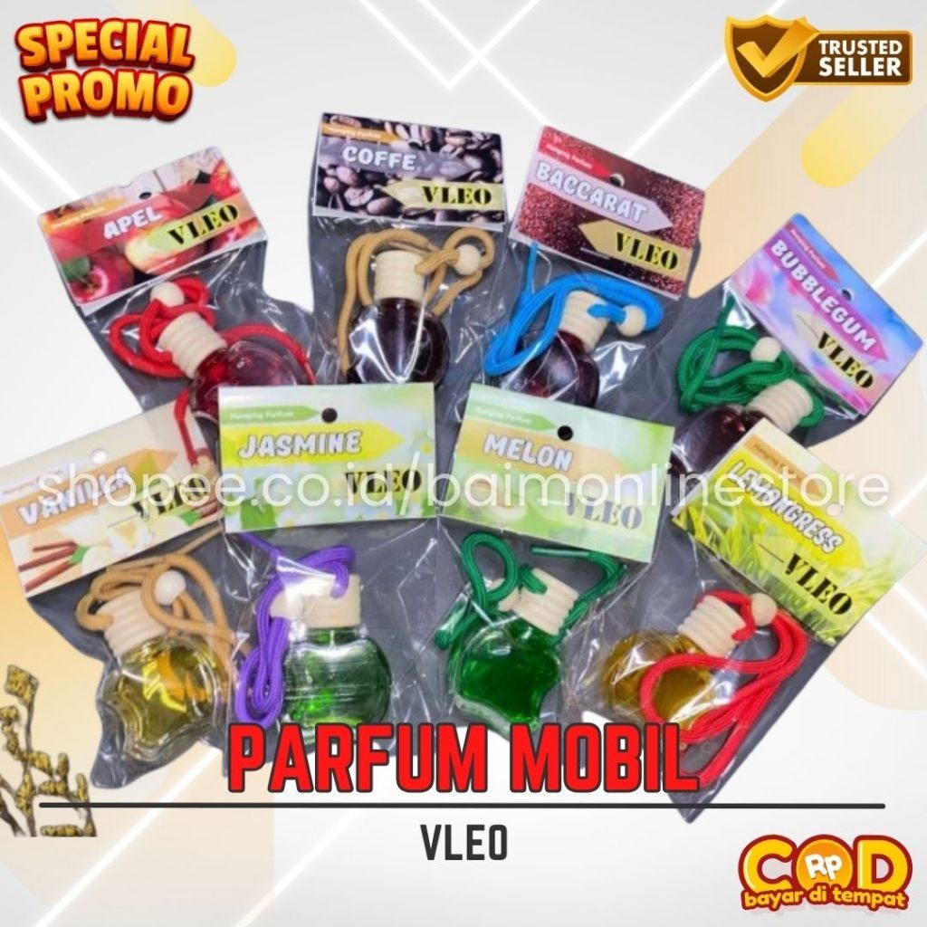 Jual Parfum Mobil Vleo Scents Gantung Cair 10ml | Pewangi Mobil ...