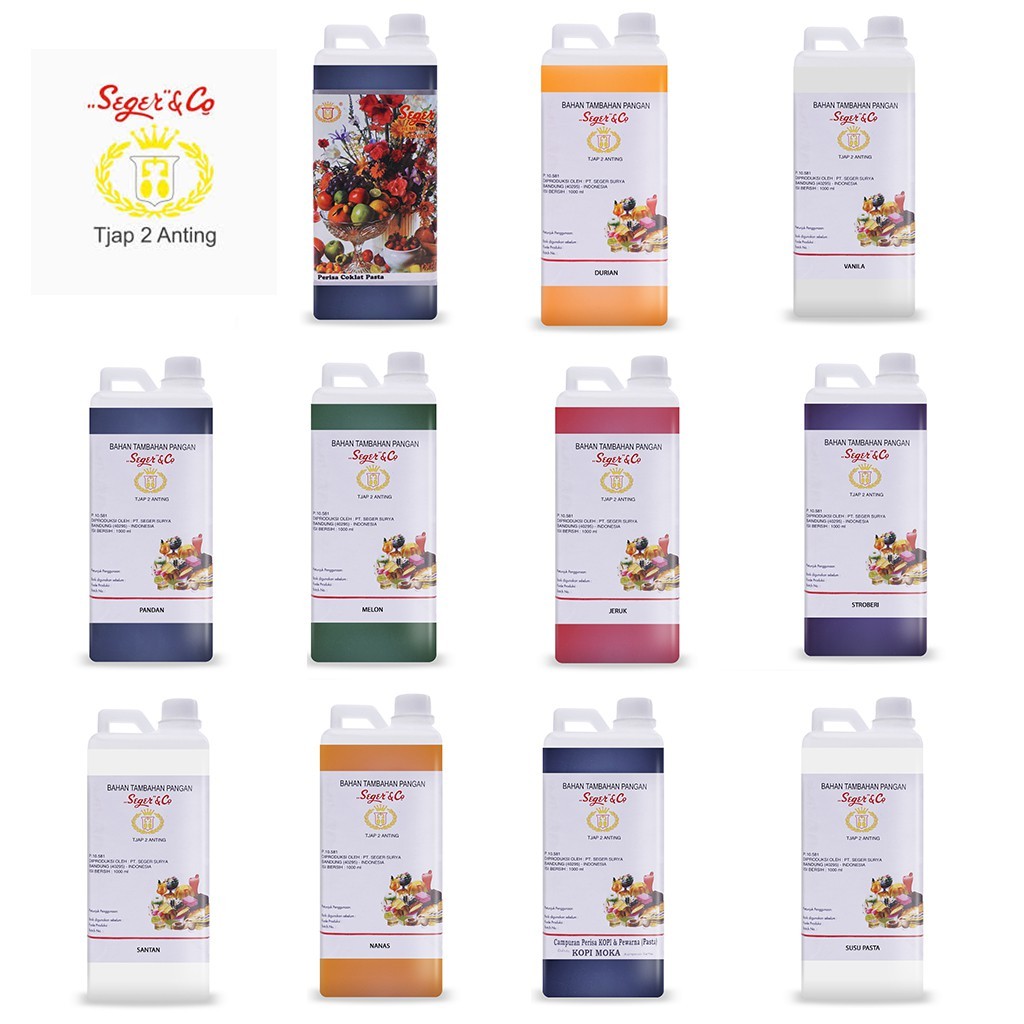 Jual Seger & Co Essence Pasta Perisa Makanan 1 Liter All Varian | Bahan ...