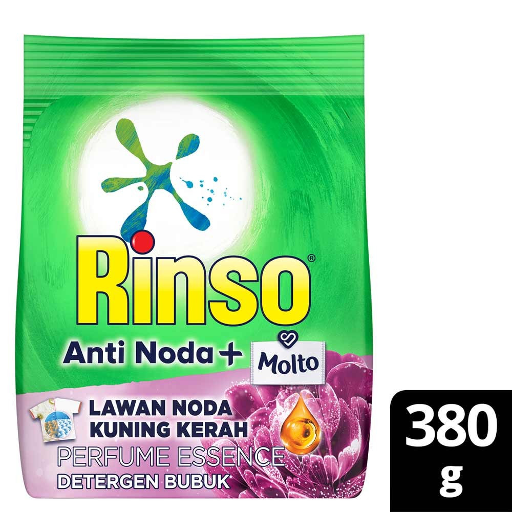 Jual RINSO DETERJEN POWDER + MOLTO PERFUME ESSENCE 400/380g | Shopee ...