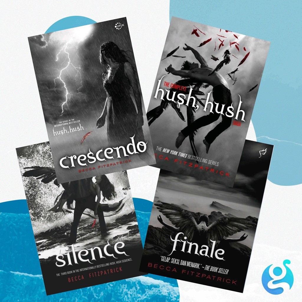 Jual Novel (Indo) Seri Buku Novel Becca Fitzpatrick ( Crescendo,Hush ...