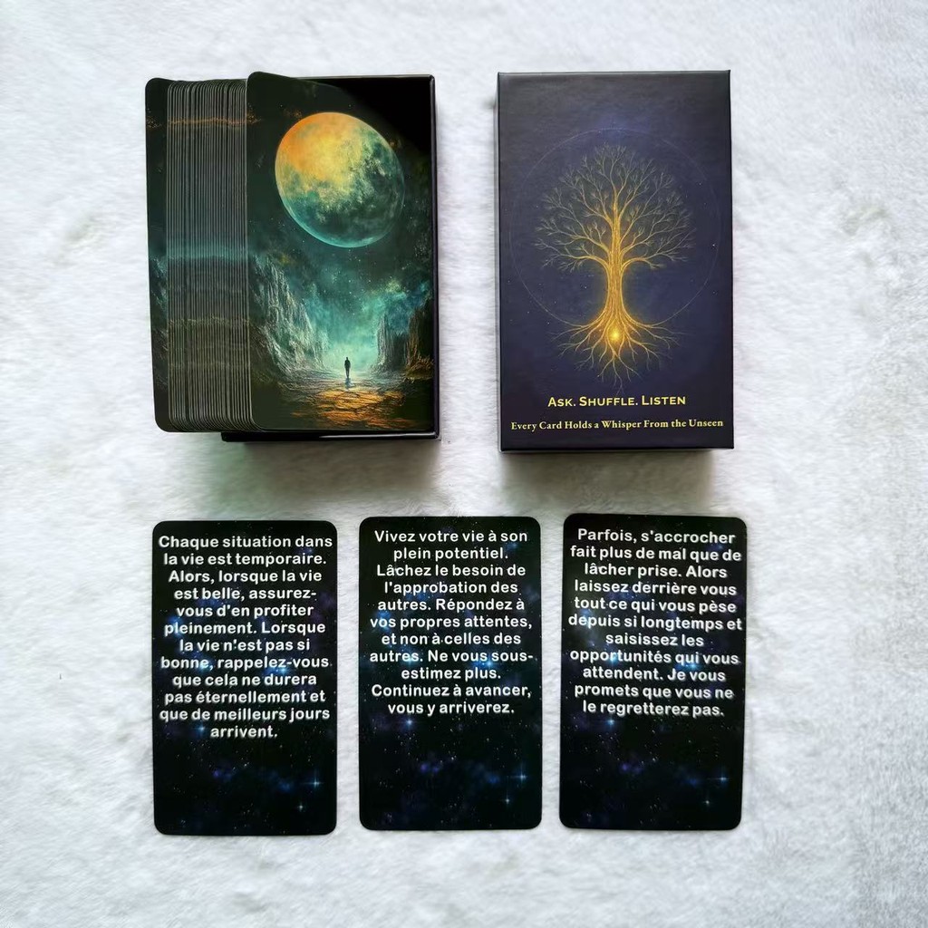 Jual French Oracle Cards, French Cosmic Wisdom Oracle Deck for ...