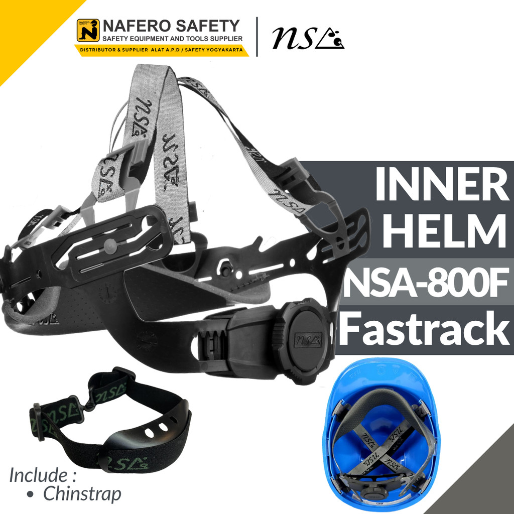 Jual NSA Inner Helm Safety Fastrack NSA-800F Tatakan Helm proyek Safety ...