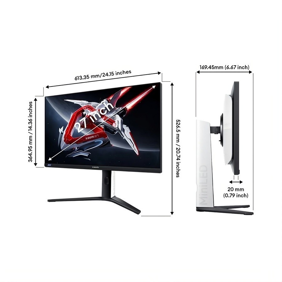 Jual Monitor Gaming Xiaomi G Pro 27i Mini LED 27" QHD, 1ms GTG ...