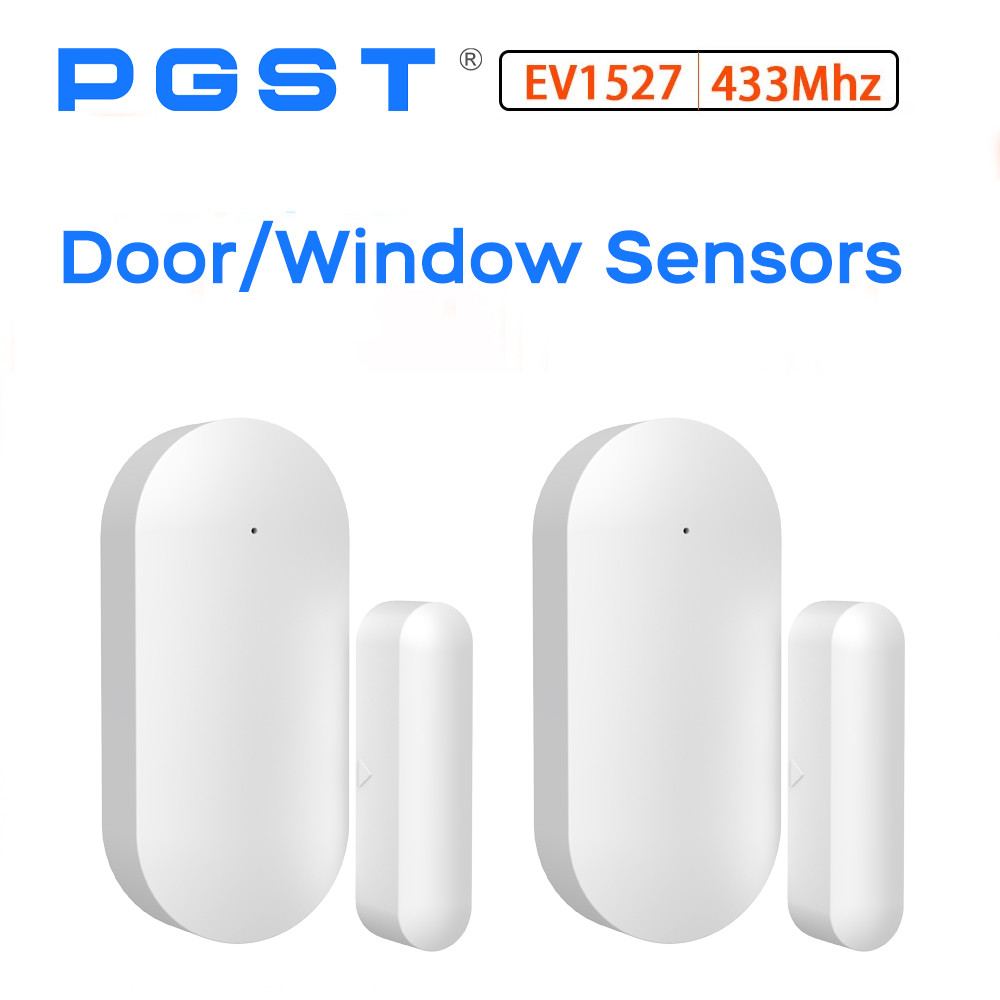 Jual PGST Wireless Door and Window Magnetic Sensor EV1527 Coding Mode ...