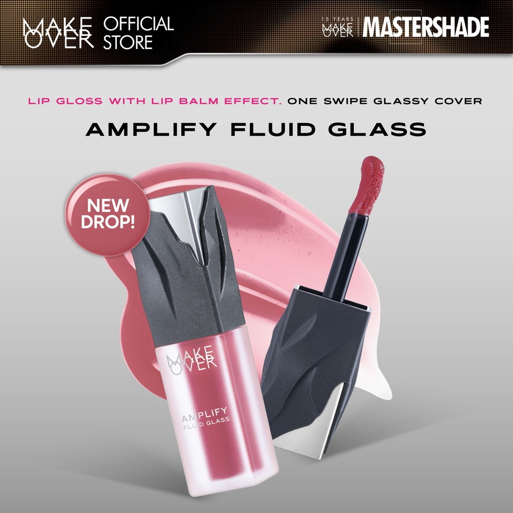 Jual MFI - MAKE OVER Amplify Fluid Glass Lip Gloss - Peptide Plump ...