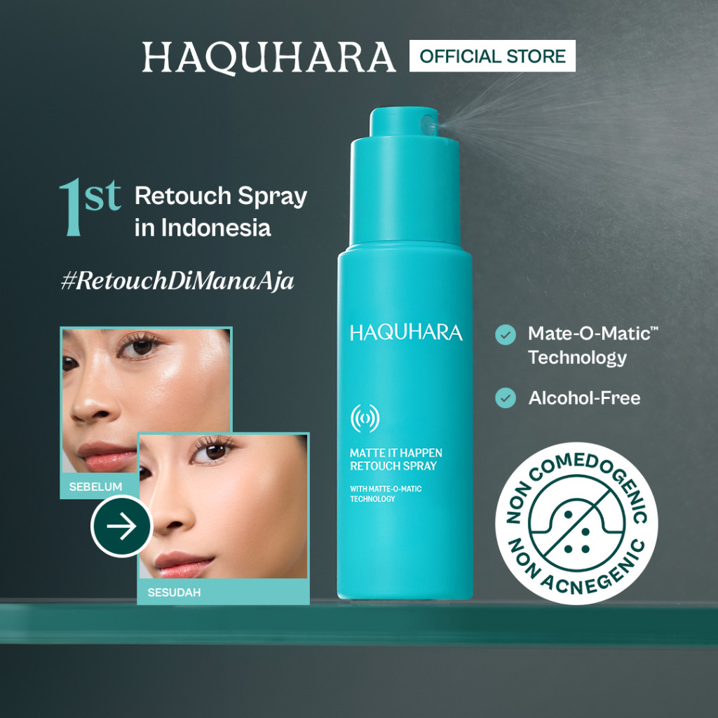 Jual Haquhara Matte It Happen Retouch Spray | Shopee Indonesia