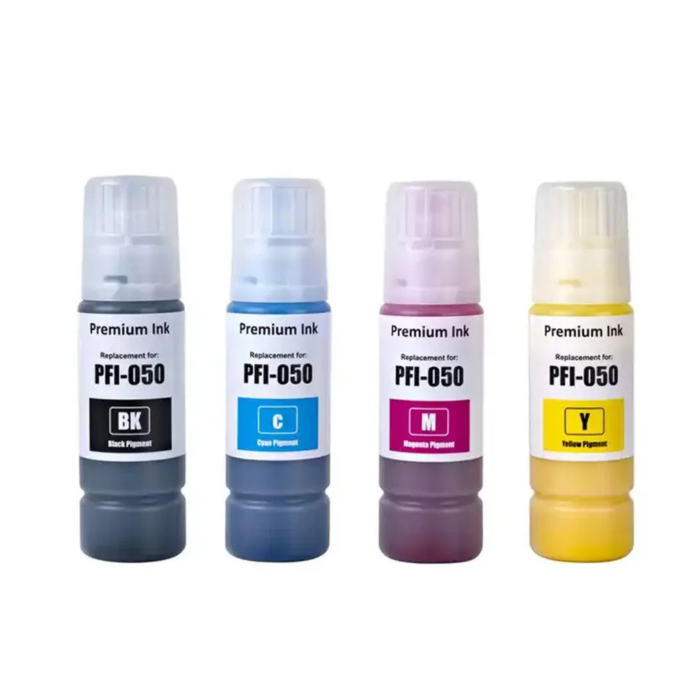 Jual PFI050 PFI-050 PFI 050 Premium Color Compatible Inkjet Pigment ink ...