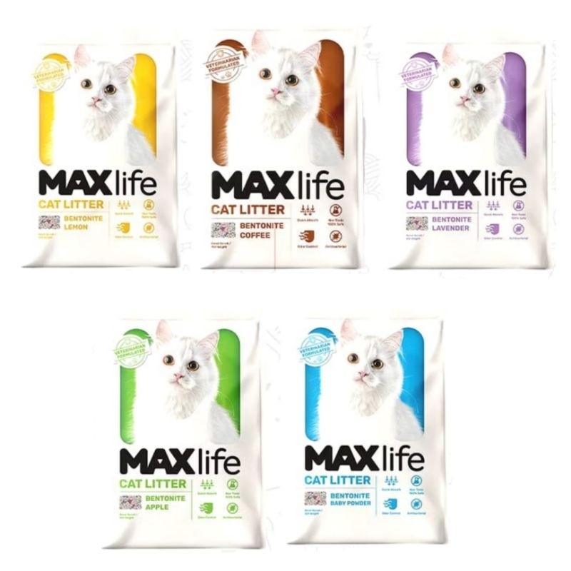 Jual INSTANT MAXLIFE PASIR KUCING 25L Max Life Coffee Lavender Live ...