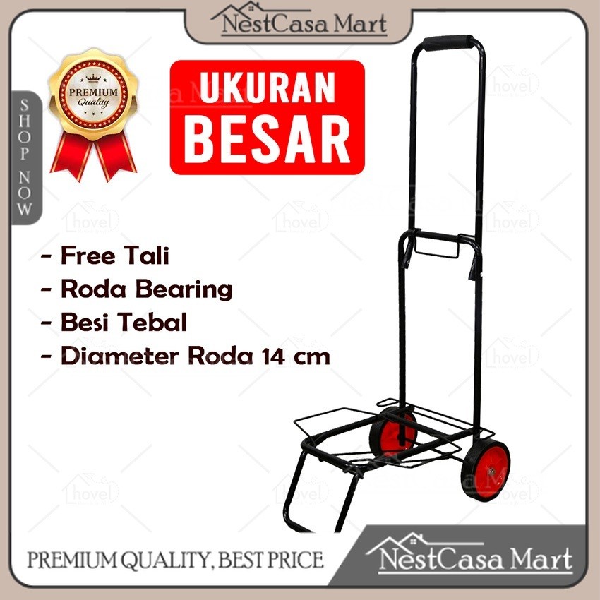 Jual Troli Lipat Serbaguna Trolley Barang Portable Beban 45kg Angkut ...