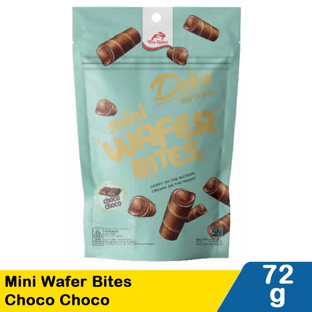 Jual DEKA MINI WAFER BITES CHOCO CHOCO 80/72g | Shopee Indonesia