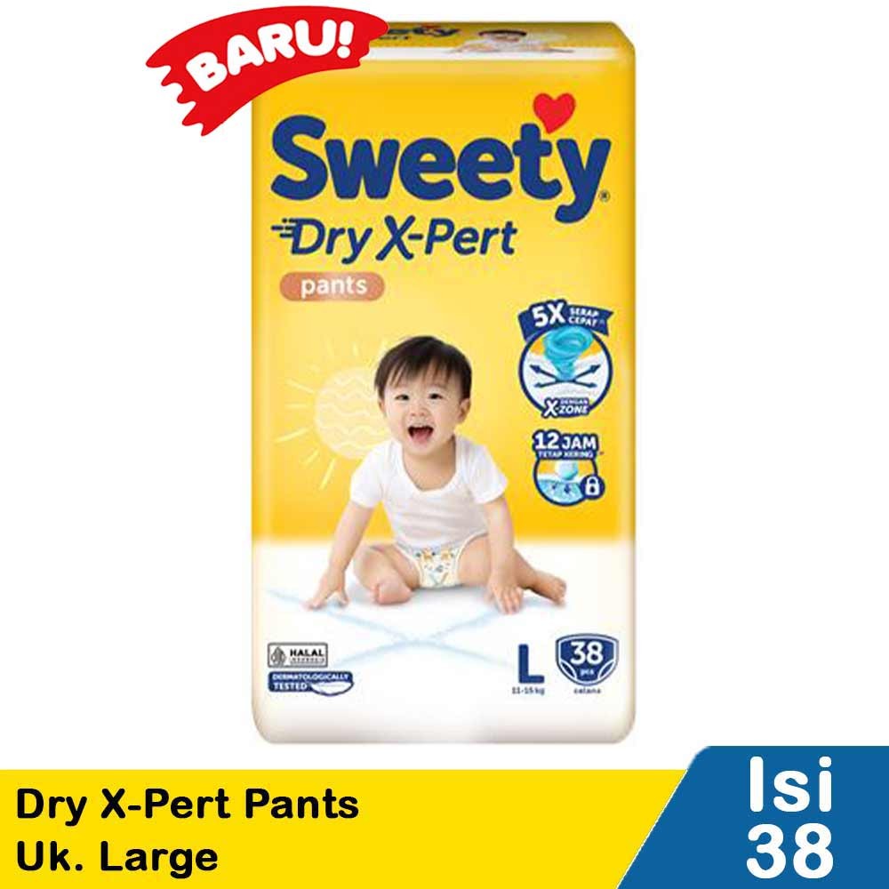Jual SWEETY DRY X-PERT PANTS 38'S LARGE | Shopee Indonesia