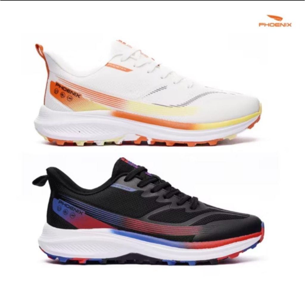 Jual Phoenix Sepatu lari trail /Running trail original EDGE - HITAM ...