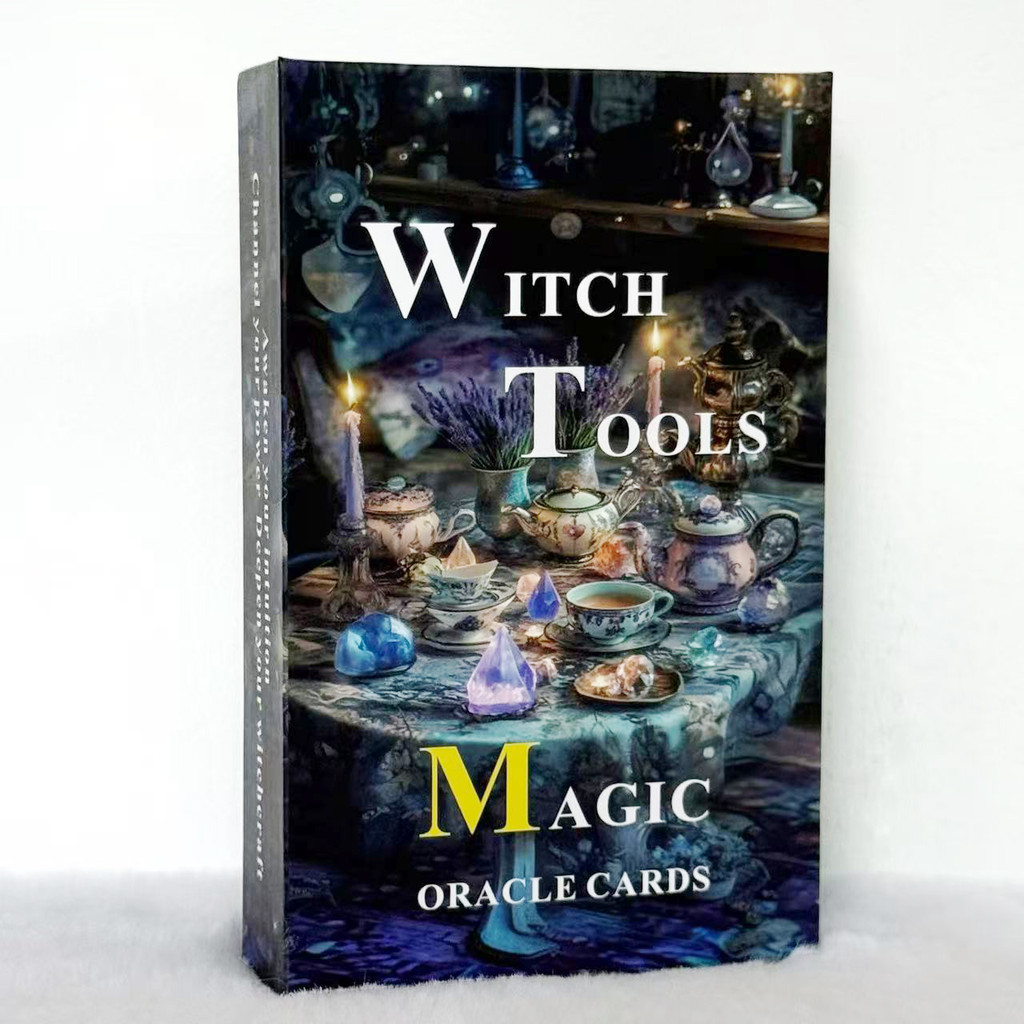 Jual Witch Tools Magic Oracle Cards, Witchy Aesthetic Oracle Deck for ...