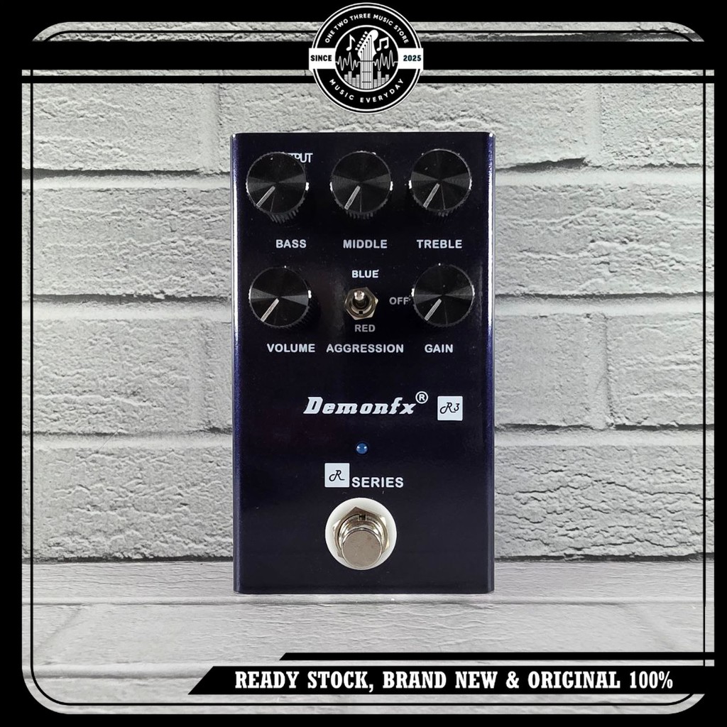 Jual Demonfx R Series R3 Efek Gitar Preamp Distortion Overdrive Pedal ...