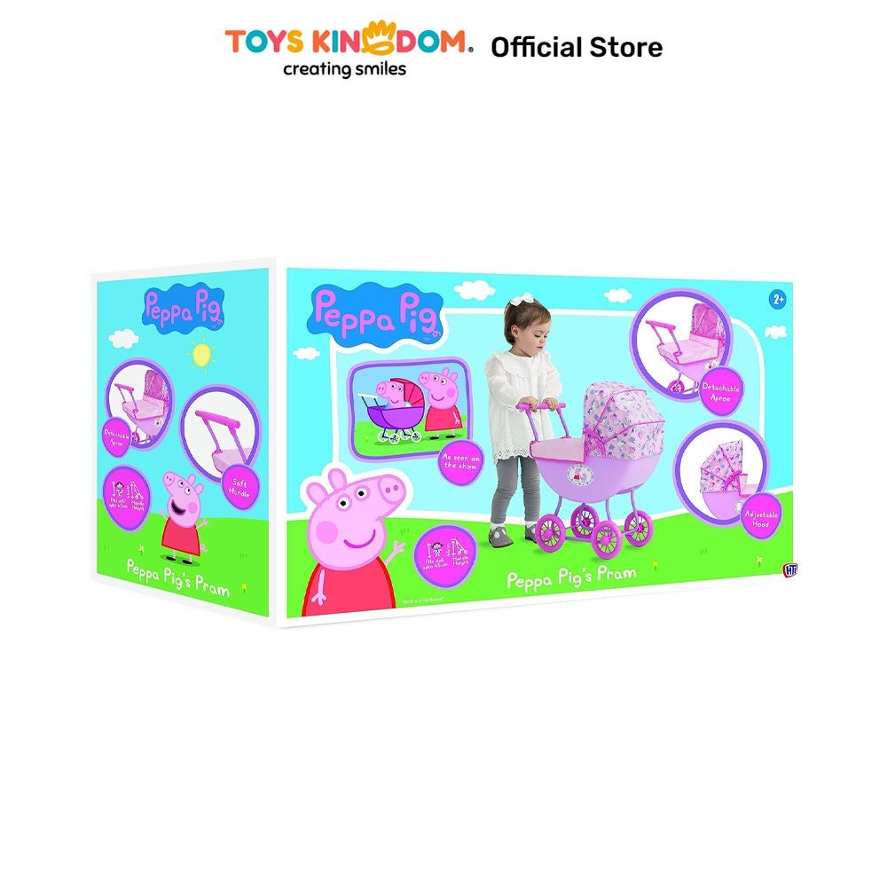 Jual Toys Kingdom Peppa Pig Pigs Doll Pram Toys Kids Toy Mainan ...