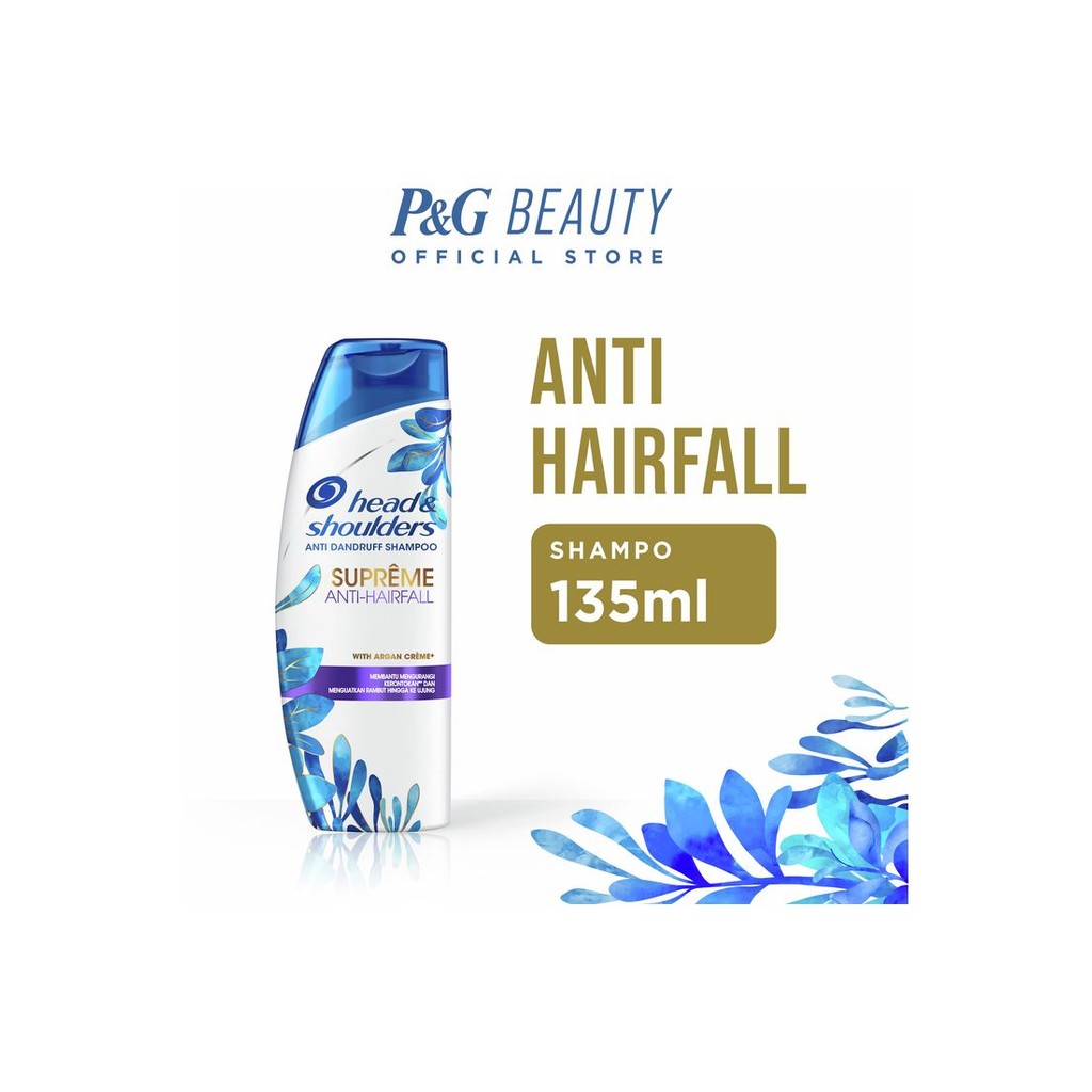 Jual HEAD &SHOULDERS SHAMPOO SUPREME ANTI-HAIR FALL 135mL | Shopee ...