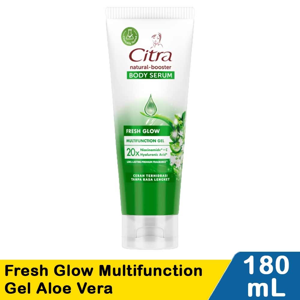 Jual CITRA FRESH GLOW MULTIFUNCTION GEL ALOE VERA 180mL | Shopee Indonesia