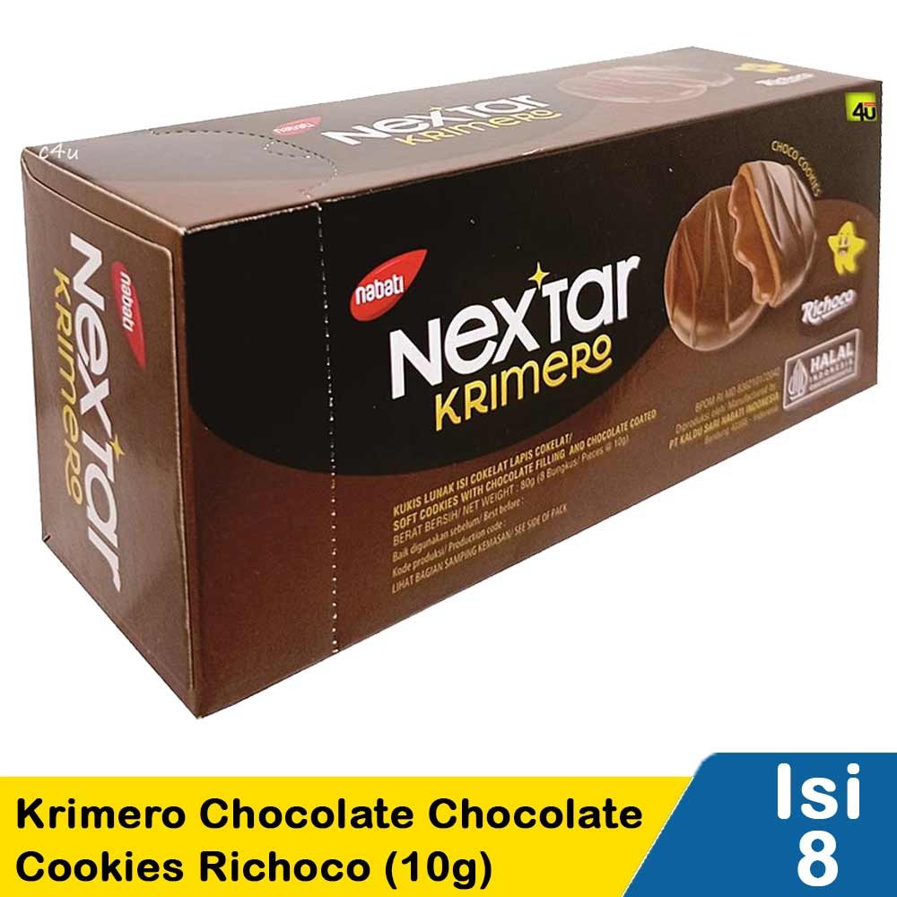 Jual NEXTAR KRIMERO CHOCO COOKIES RICHOCO 8x10g | Shopee Indonesia