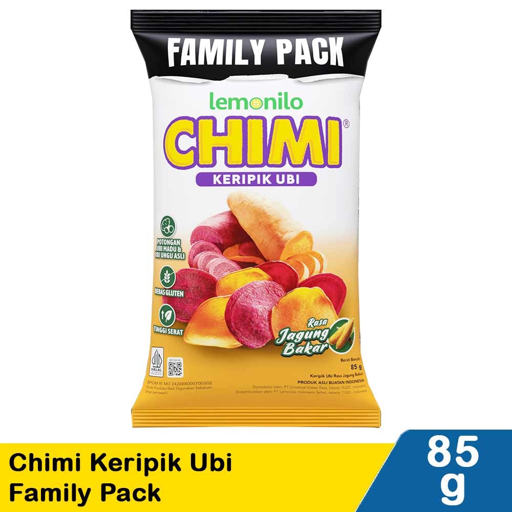 Jual LEMONILO CHIMI KERIPIK UBI FAMILY PACK JAGUNG BAKAR 85g | Shopee ...