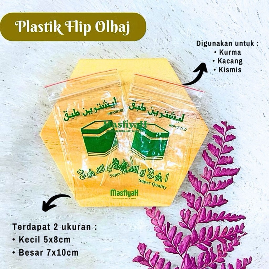 Jual (10 PACK) Plastik Klip Untuk Oleh-Oleh Haji & Umroh Pohon Kurma ...