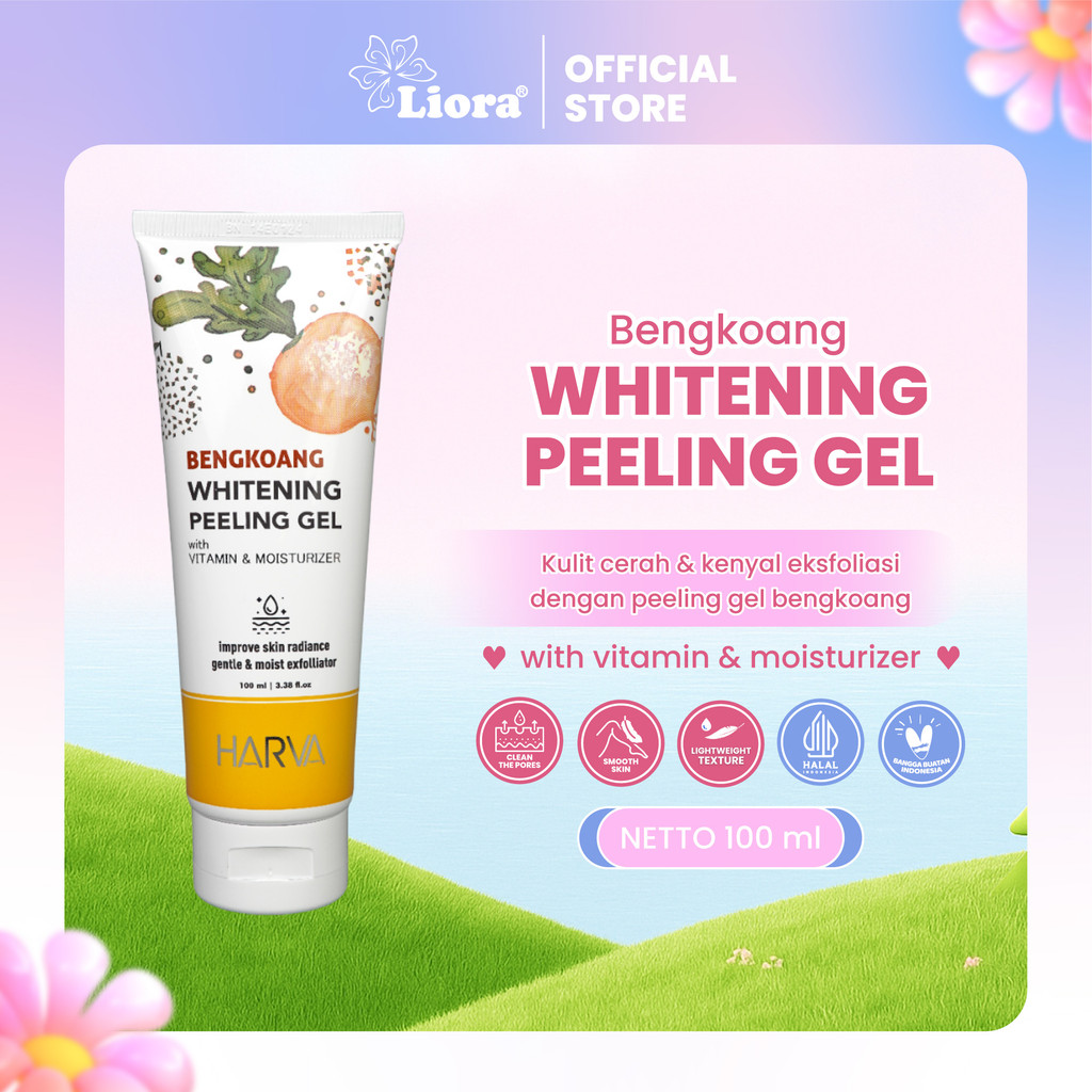 Jual HARVA Whitening Peeling Gel (Bengkoang & Papaya) 100ML | Gel ...
