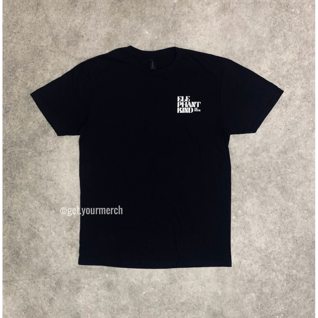 Jual (COD) Elephant Kind - U.K Tour Tshirt - Black | Shopee Indonesia
