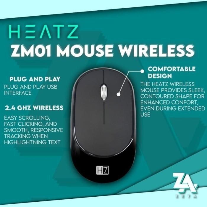 Jual Jual Mouse murah Laptop Komputer Notebook HEATZ ZM01 Wireless ...