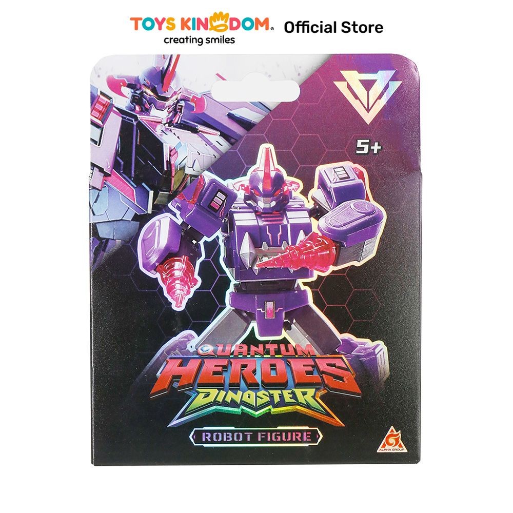 Jual Toys Kingdom Alpha Group Quantum Heroes Dinoster Robot Figure Mosa ...