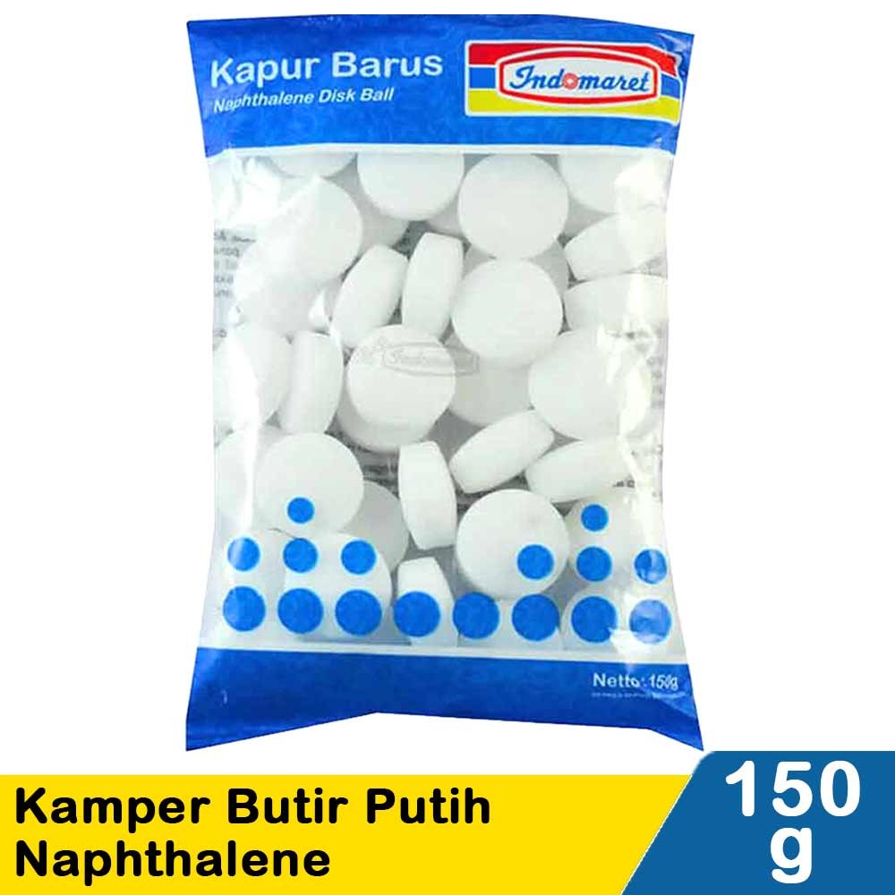 Jual INDOMARET KAMPER BUTIR PUTIH NAPHTHALENE 150g | Shopee Indonesia