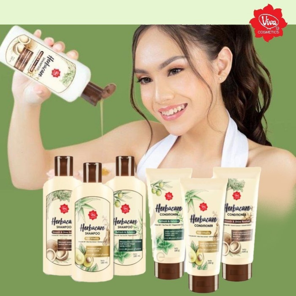 Jual VIVA HERBACARE SHAMPOO & CONDITIONER 180ML | Shopee Indonesia