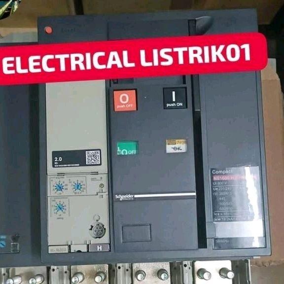 Jual Schneider MCCB Breaker NS1600L 4P 1600A 150KA Komplit Motorized ...