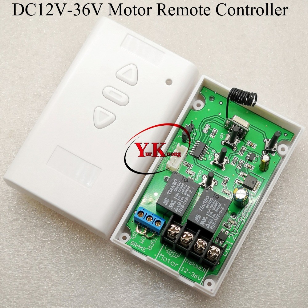 Jual AC/DC12V 24V 36VMotor Controller Motor Fords Reverse Up Down Stop ...