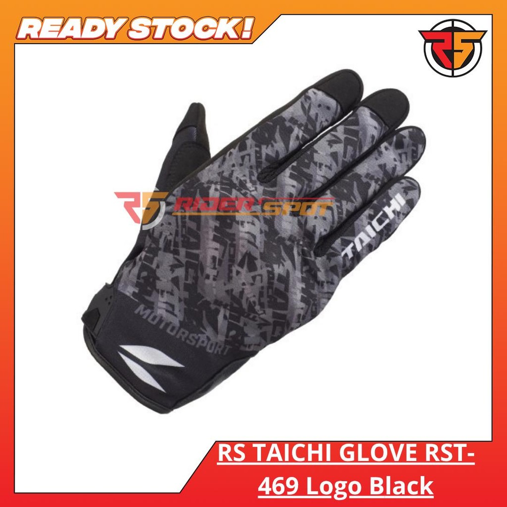 Jual Sarung Tangan Motor RS TAICHI GLOVE RST-469 Logo Black Original ...
