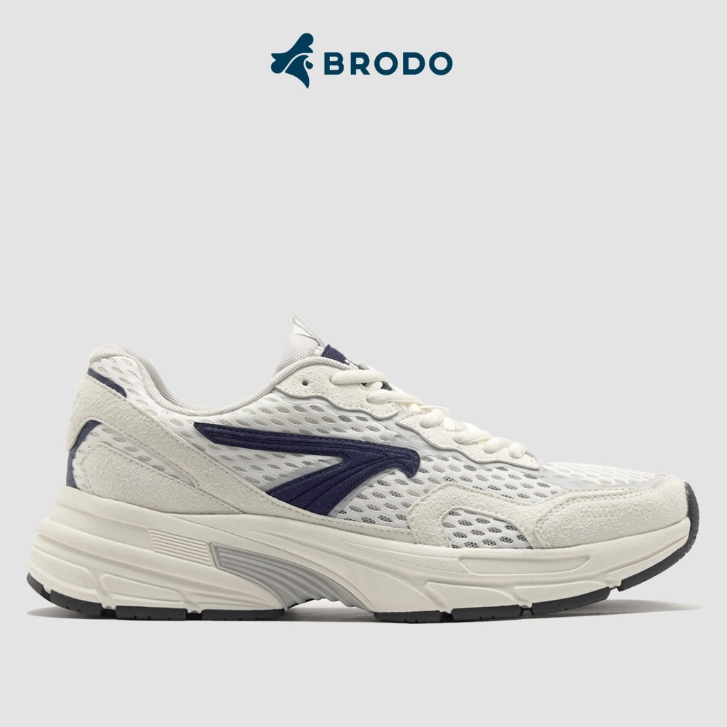 Jual BRODO - Sneakers Ace Nexus White Navy OWS | Shopee Indonesia