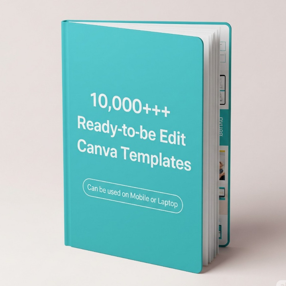 Jual 1000+ jt TEmplate canva planer ppt for editable slide all in one ...