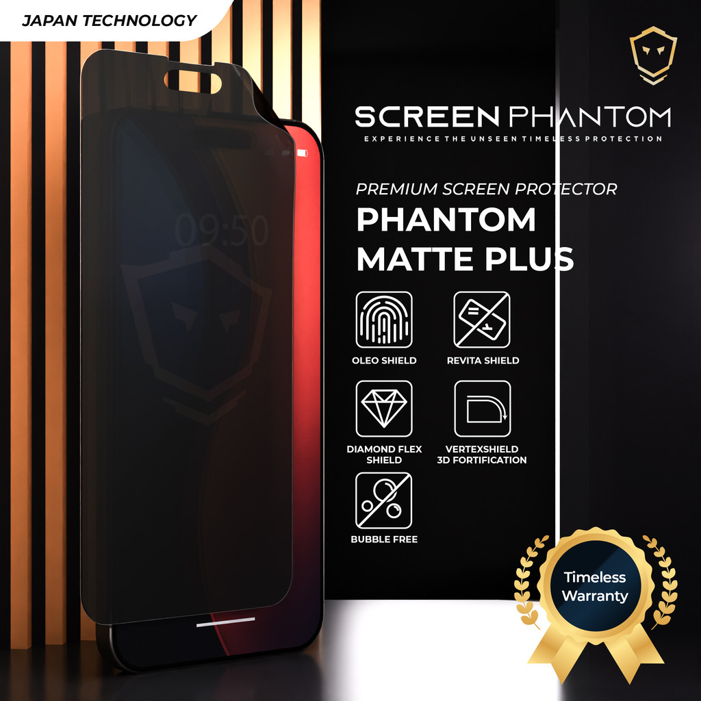 Jual [ MATTE ] Premium Hydrogel Screen Protector for OPPO F7 F9 F11 F15 ...