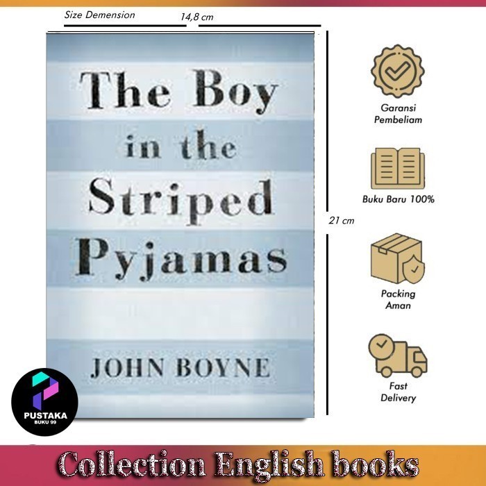 Jual The Boy in the Striped Pyjamas by John Boyne (English Version ...