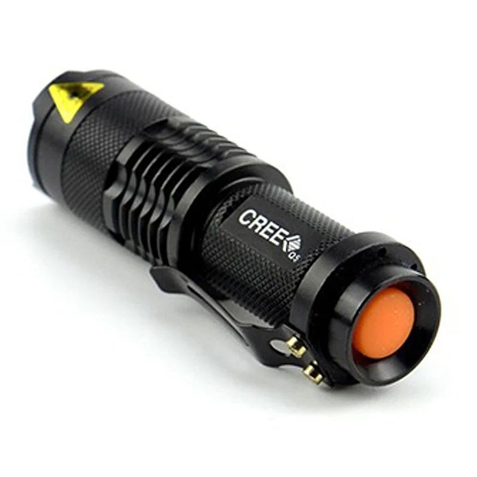 Jual New Mini Flashlight 2000 Lumens CREE Q5 LED Tor- AA/14500 ...