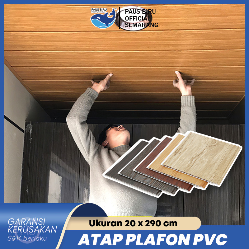 Jual Paus Biru - Plafon PVC 3 Meter Per Lembar Atap Langit-langit Anti ...