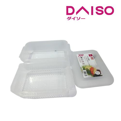 Jual Daiso Plastic food container with strainer 1000mL | Shopee Indonesia