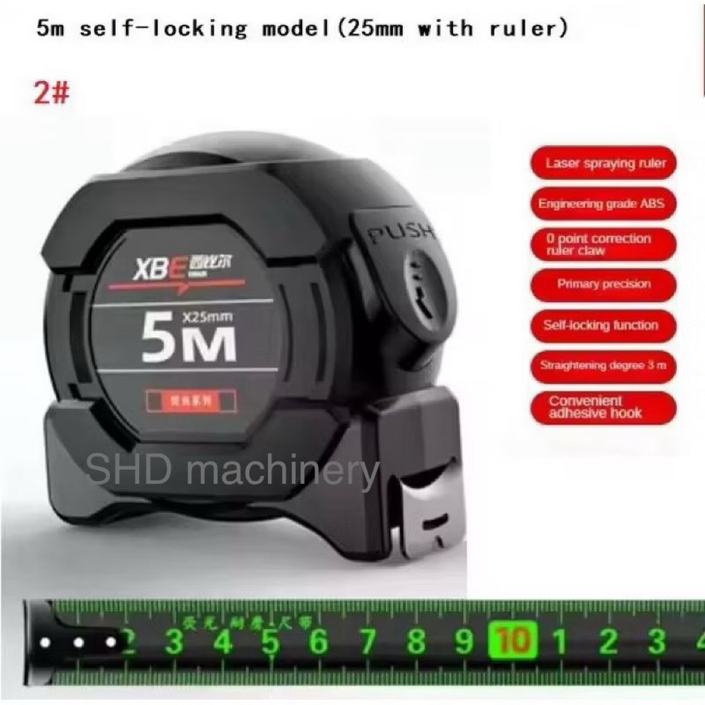 Jual Measuring Tape 5 meter Fluorescerous meteran neon anti karat Auto ...