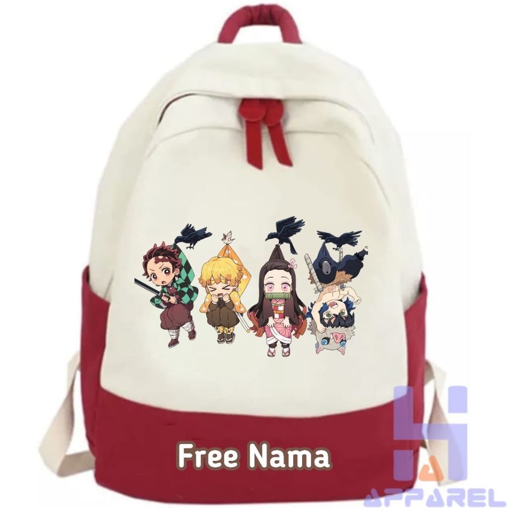 Jual TAS RANSEL ANAK DEMON SLAYER KIMETSU NO YAIBA INFINITY CASTLE FREE ...