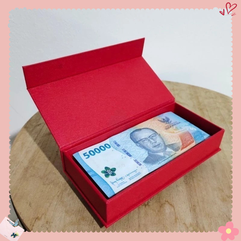 Jual KOTAK KADO DENGAN PENUTUP MAGNET/kotak kado -+ 16cm x 8cm x 2,5cm ...