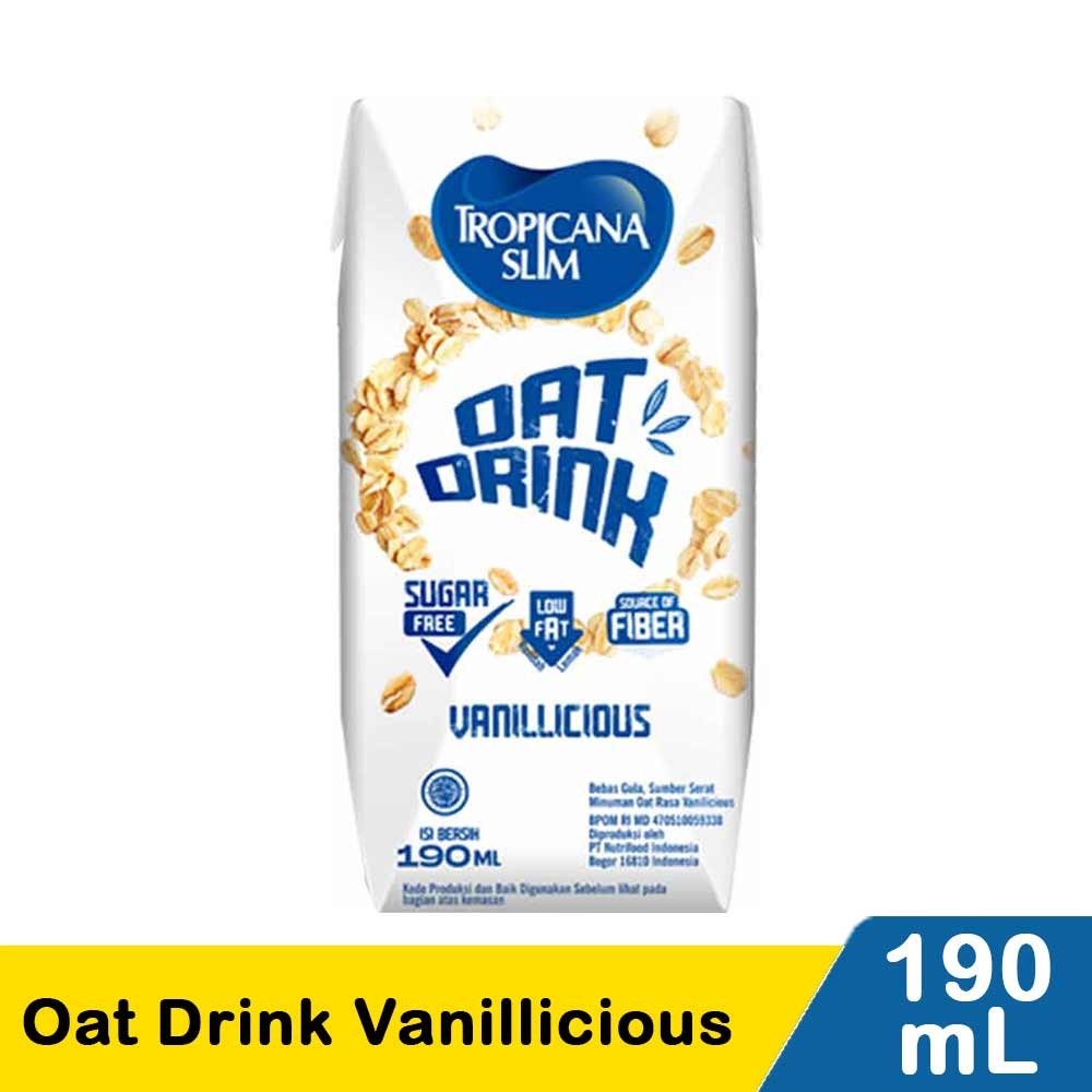 Jual TROPICANA SLIM OAT DRINK VANILLICIOUS 190mL | Shopee Indonesia