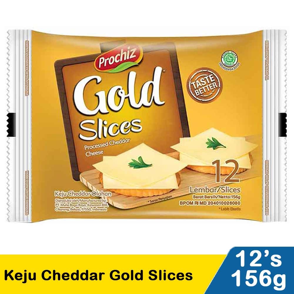Jual PRO CHIZ KEJU GOLD SLICE 12'S 156g | Shopee Indonesia