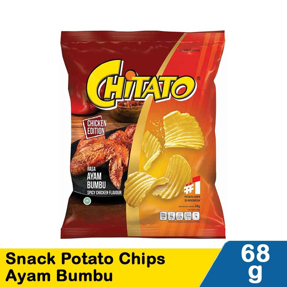 Jual CHITATO SNACK POTATO CHIPS AYAM BUMBU 68/65g | Shopee Indonesia