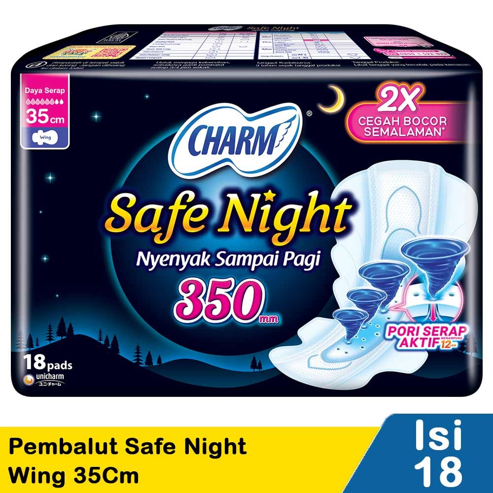 Jual CHARM PEMBALUT SAFE NIGHT 18'S WING 35cm | Shopee Indonesia