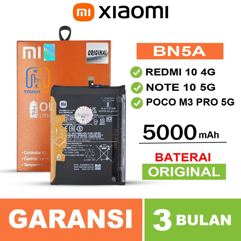 Jual BATERAI BATRE XIAOMI REDMI 10 2022 / REDMI NOTE 10 5G / POCO M3 ...