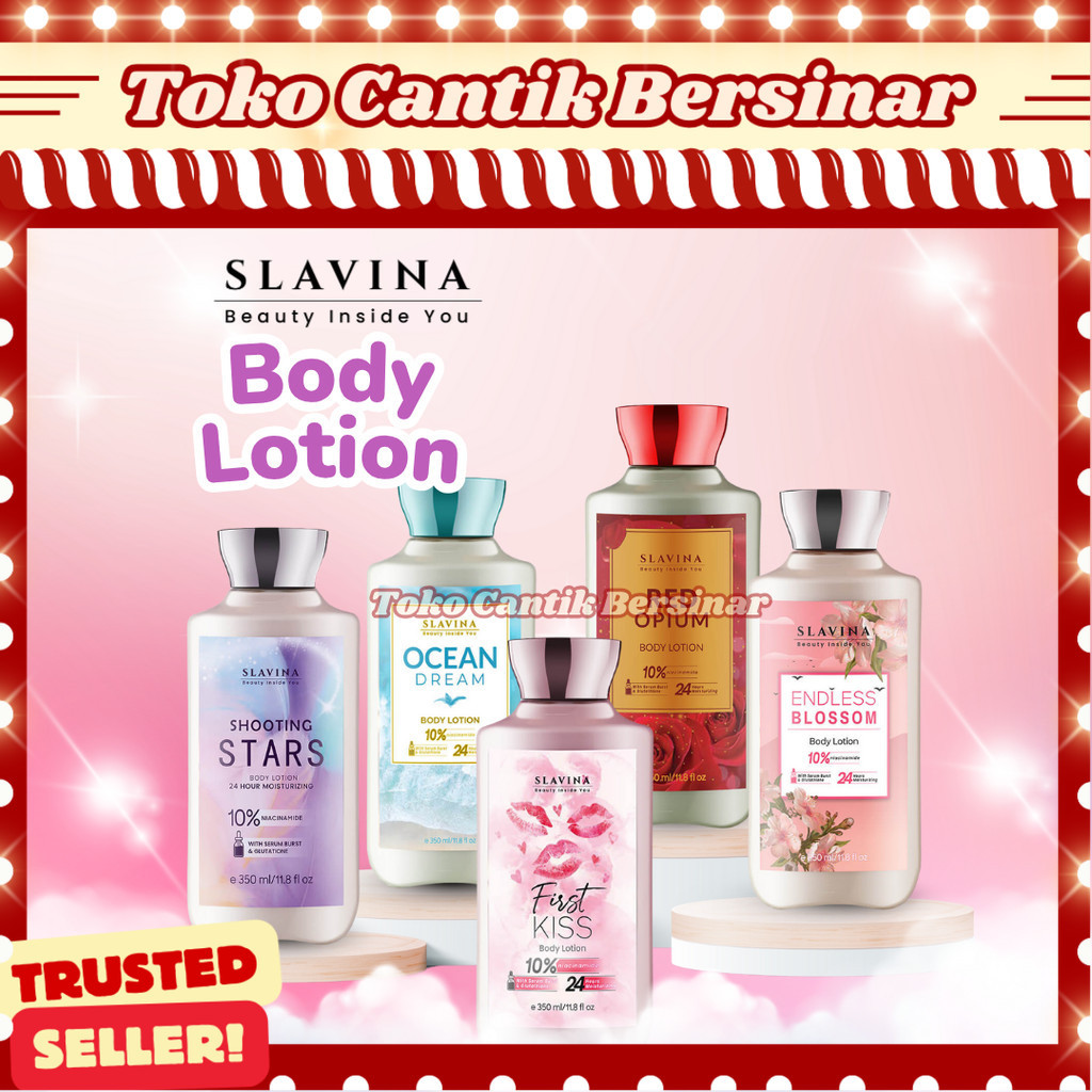 Jual SLAVINA BODY LOTION RED OPIUM ENDLESS LOVE FIRST KISS OCEAN NAGITA ...